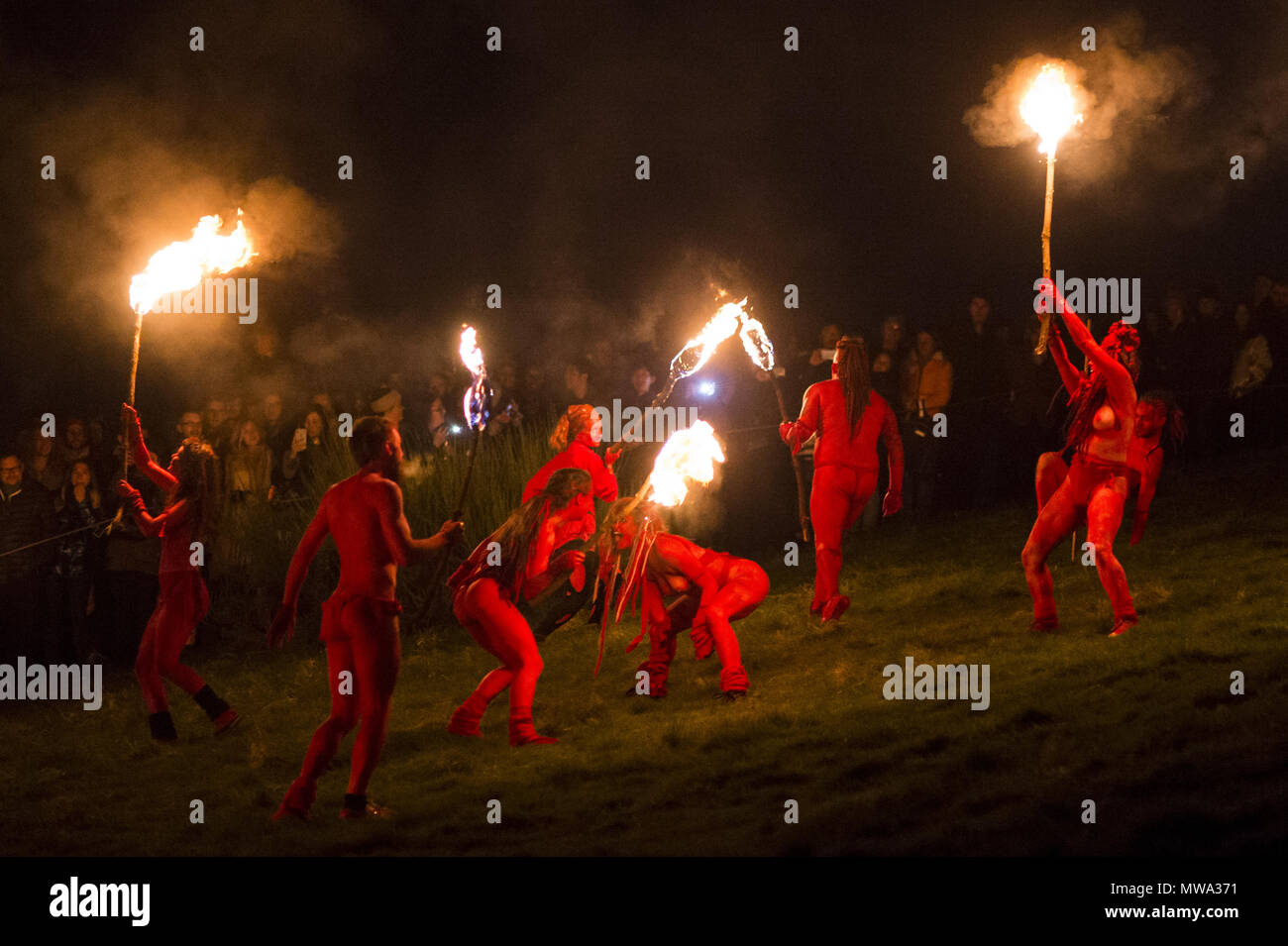 An ancient Iron Age Celtic ritual to welcome summer is brought to ...