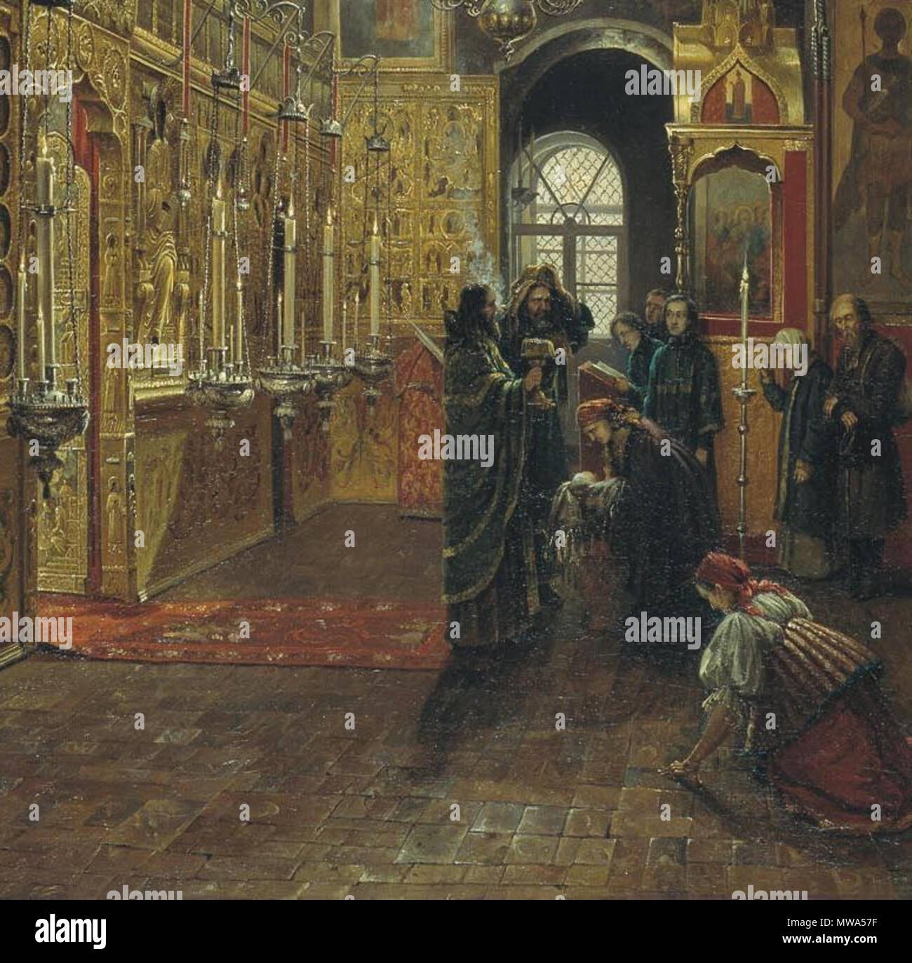 . English: Church of St. Alexis in the Chudov Monastery of the Moscow ...