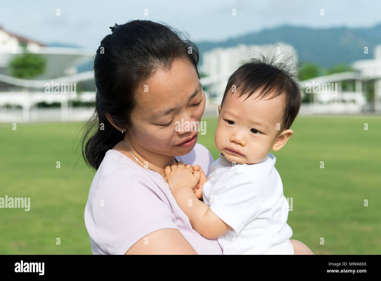 Chinese mother son hi-res stock photography and images - Alamy