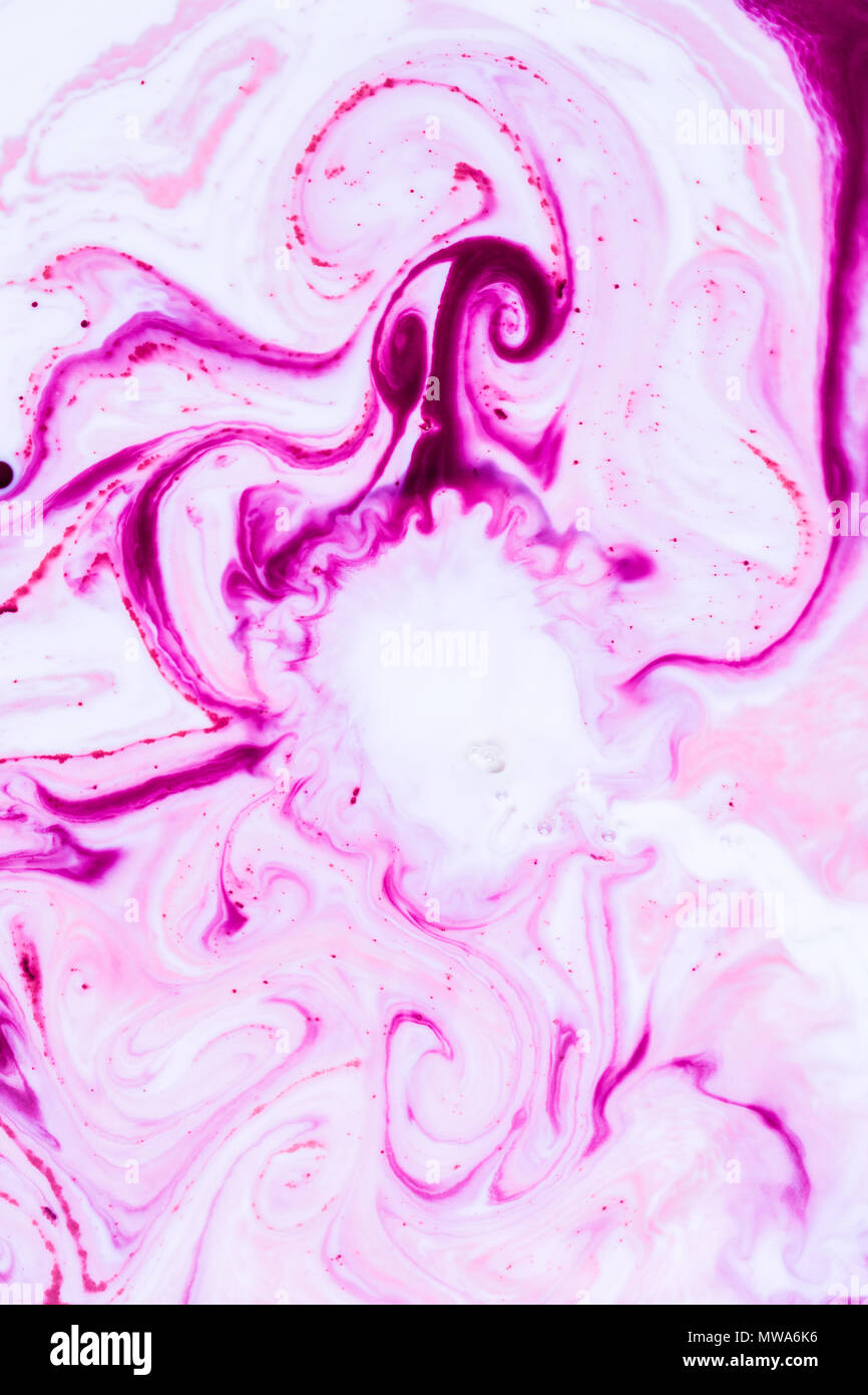 abstract light background with pink ink Stock Photo - Alamy