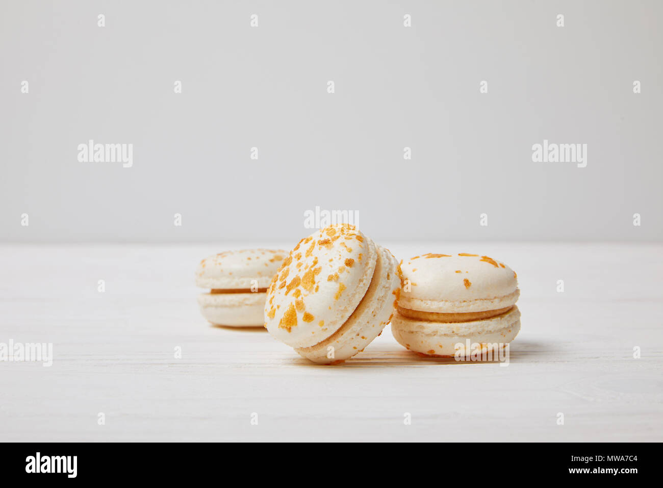 Close up three macarons hi-res stock photography and images - Alamy