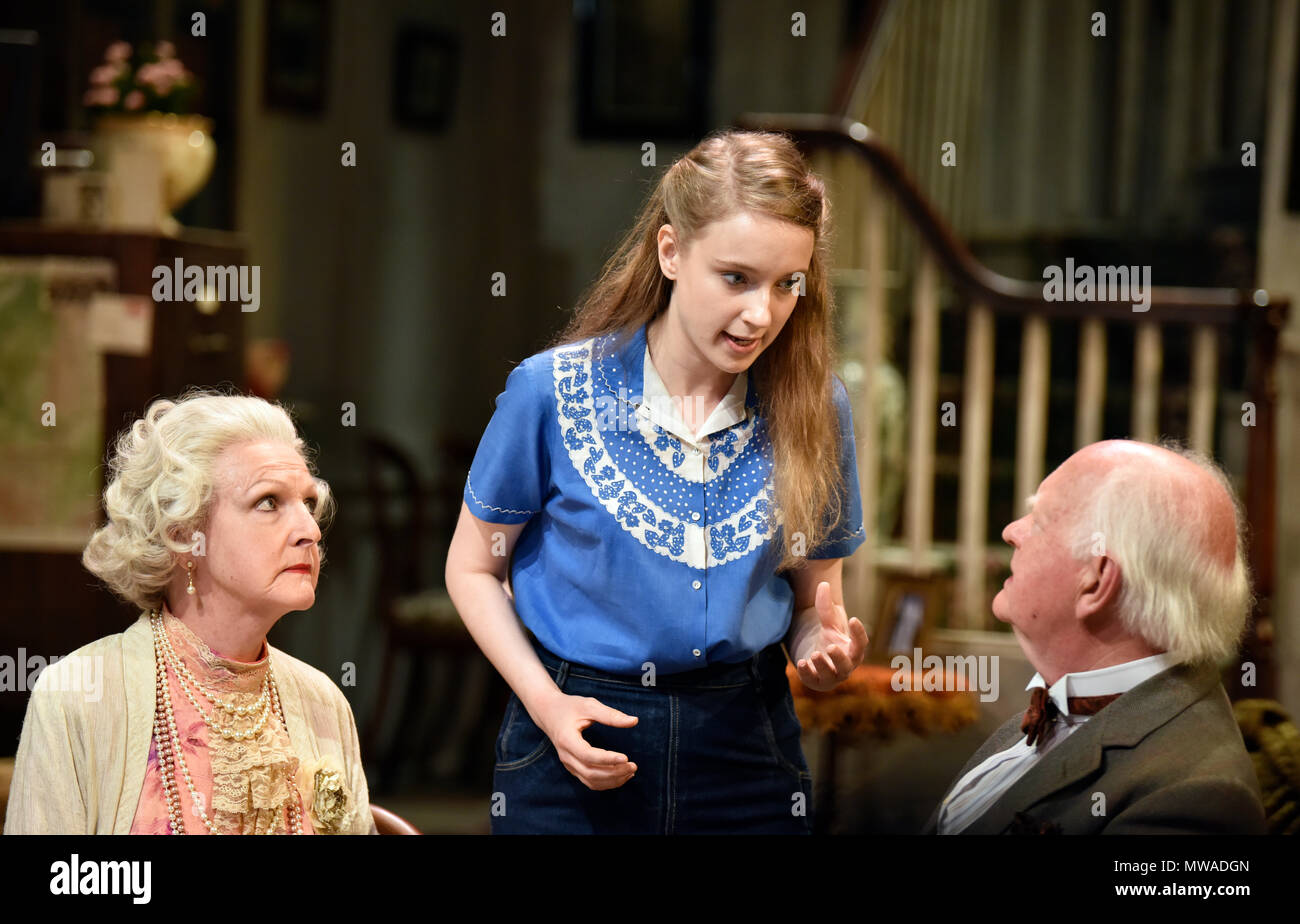 Penelope Keith (left, playing Mrs St Maugham), Emma Curtis (playing ...