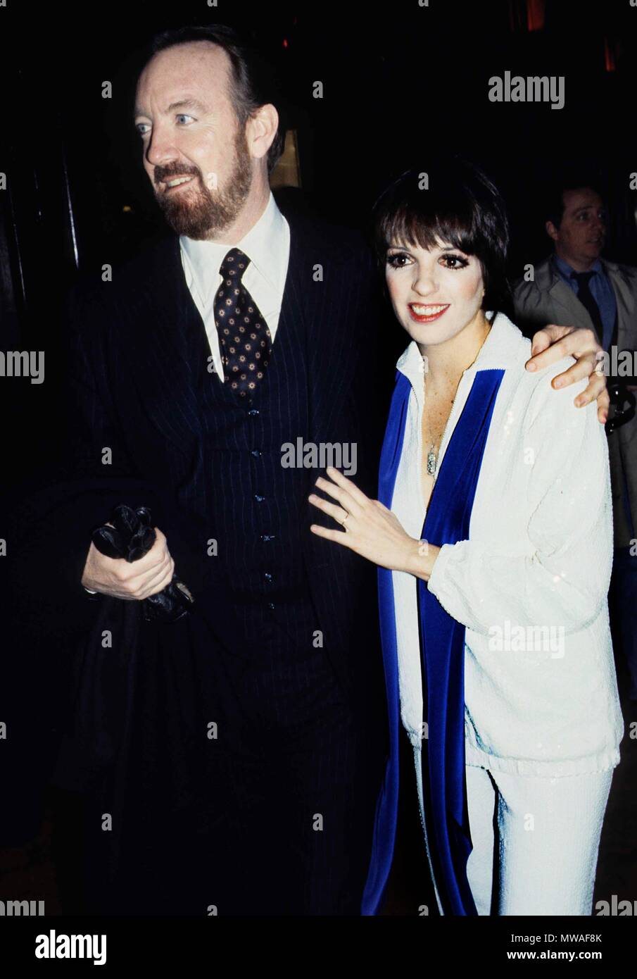New York. NY. USA. Liza Minnelli and husband Jack Haley, Jr. in 1977 ...