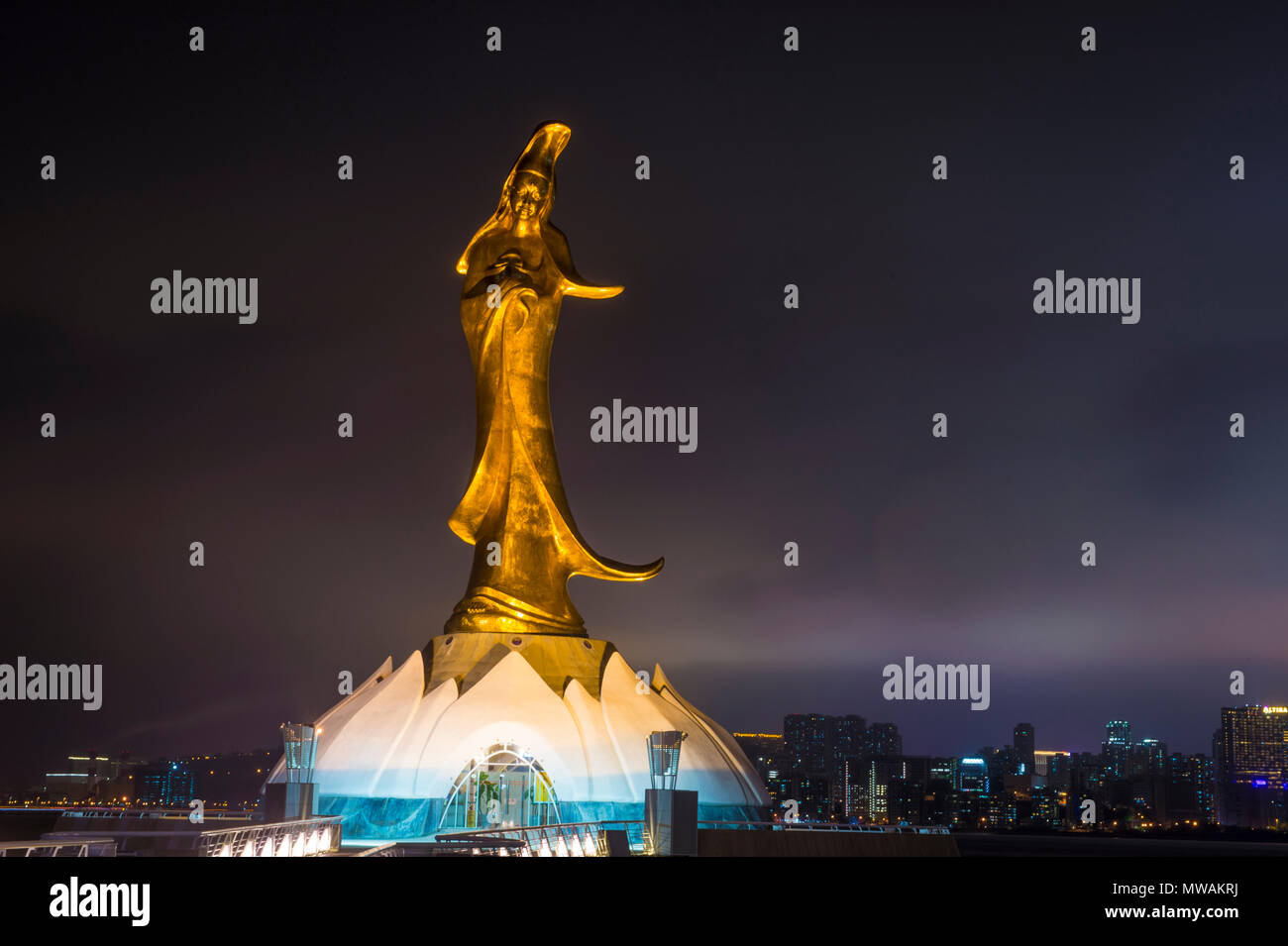 The Guan Yin statue in Macau Stock Photo - Alamy
