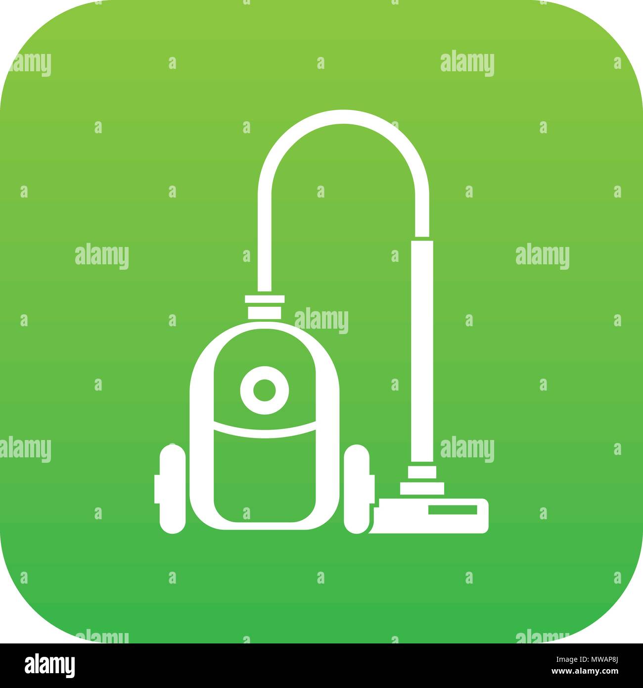 Vacuum cleaner icon digital green Stock Vector Image & Art - Alamy