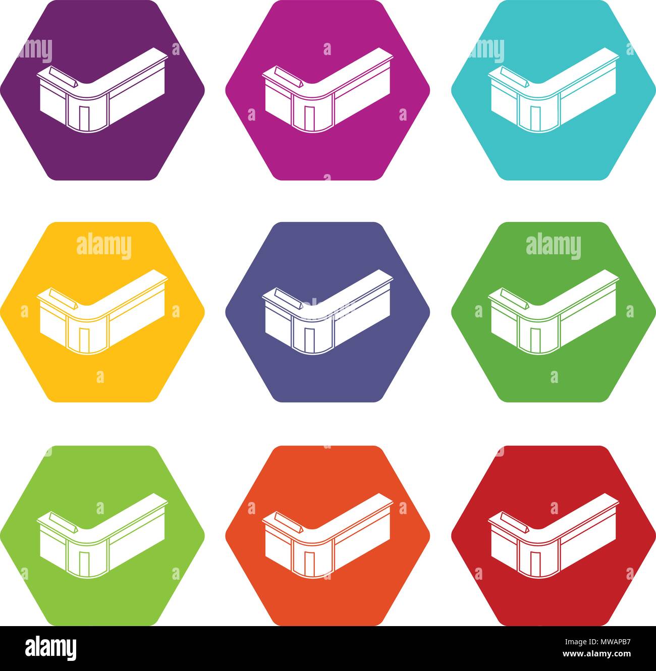 Reception table icons set 9 vector Stock Vector Image & Art - Alamy Reception table icons set 9 vector Stock Vector Image & Art - Alamy