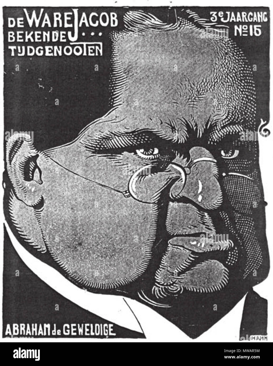 . Nederlands: De Ware Jacob. 3e jaargang nr. 16. 16 januari 1904 ...