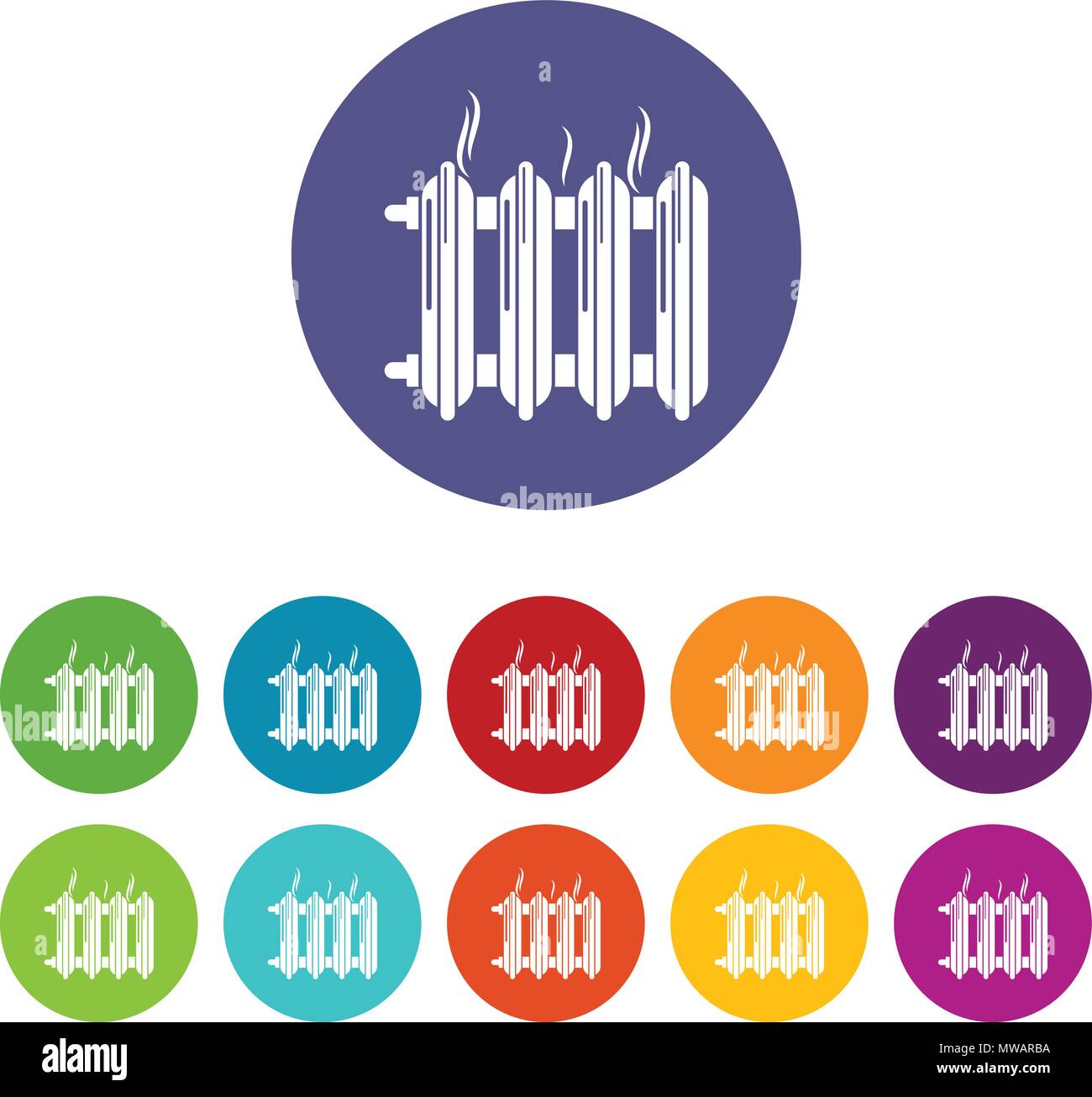 Cast-iron battery icons set vector color Stock Vector Image & Art - Alamy