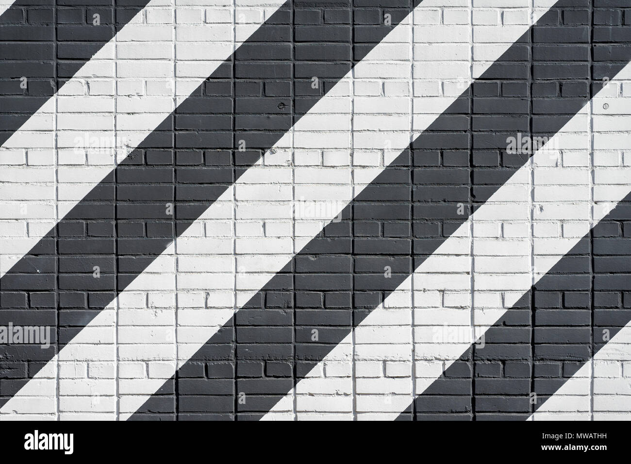 Diagonal white brick wall texture hi-res stock photography and images ...