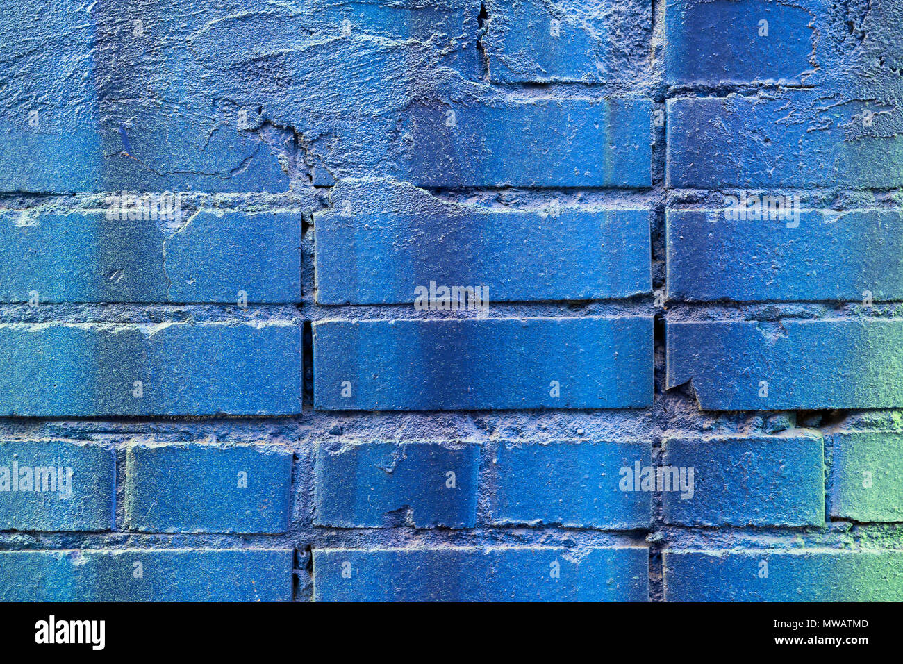 Blue brick pattern wallpaper hi-res stock photography and images - Alamy