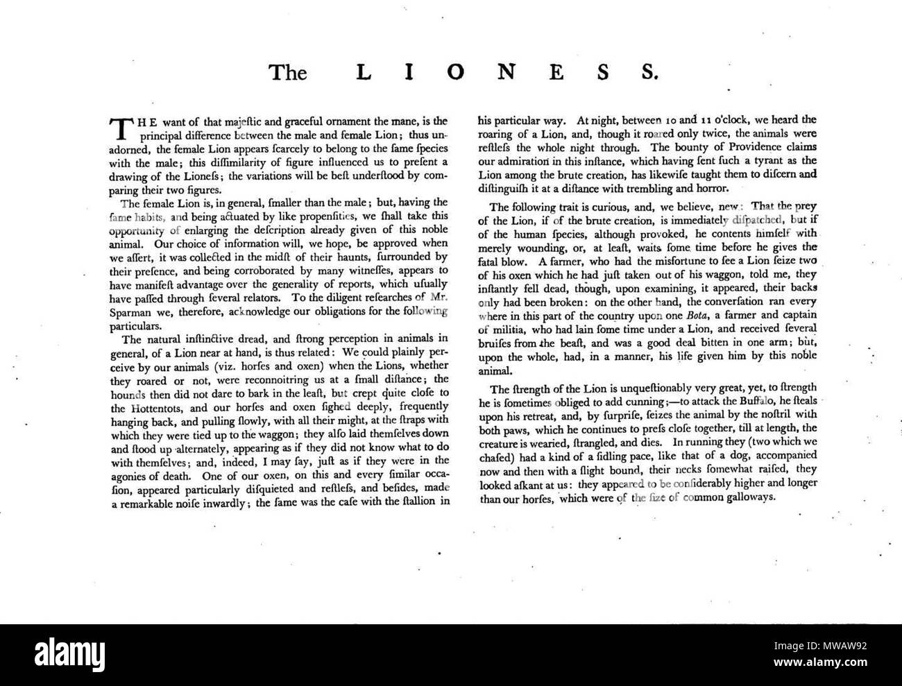 . English: Illustration from Charles Catton the Younger Animals drawn ...