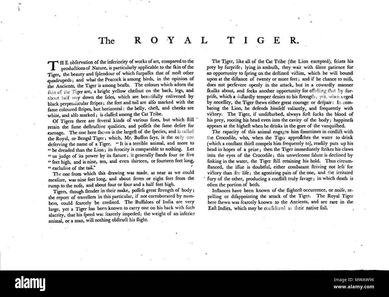 . English: Illustration from Charles Catton the Younger Animals drawn ...