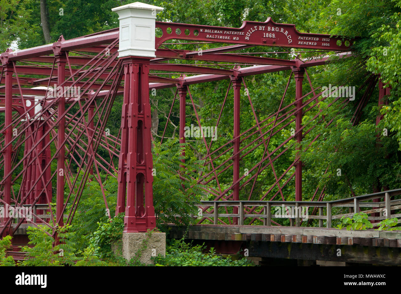 Bollman Truss Railroad Bridge High Resolution Stock Photography and ...