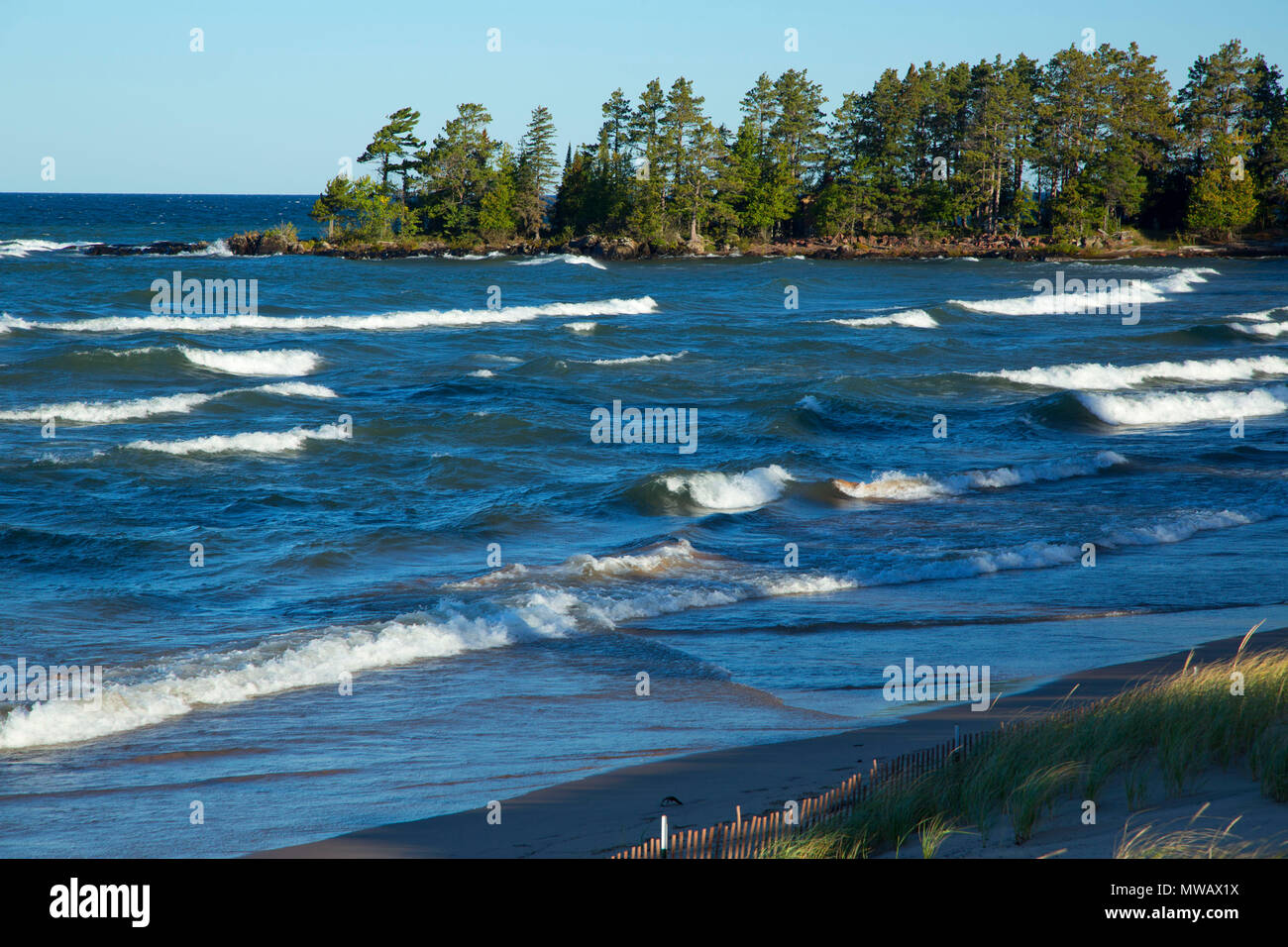 Great Sand Bay on Lake Superior, Great Sand Bay Roadside Park, Eagle ...