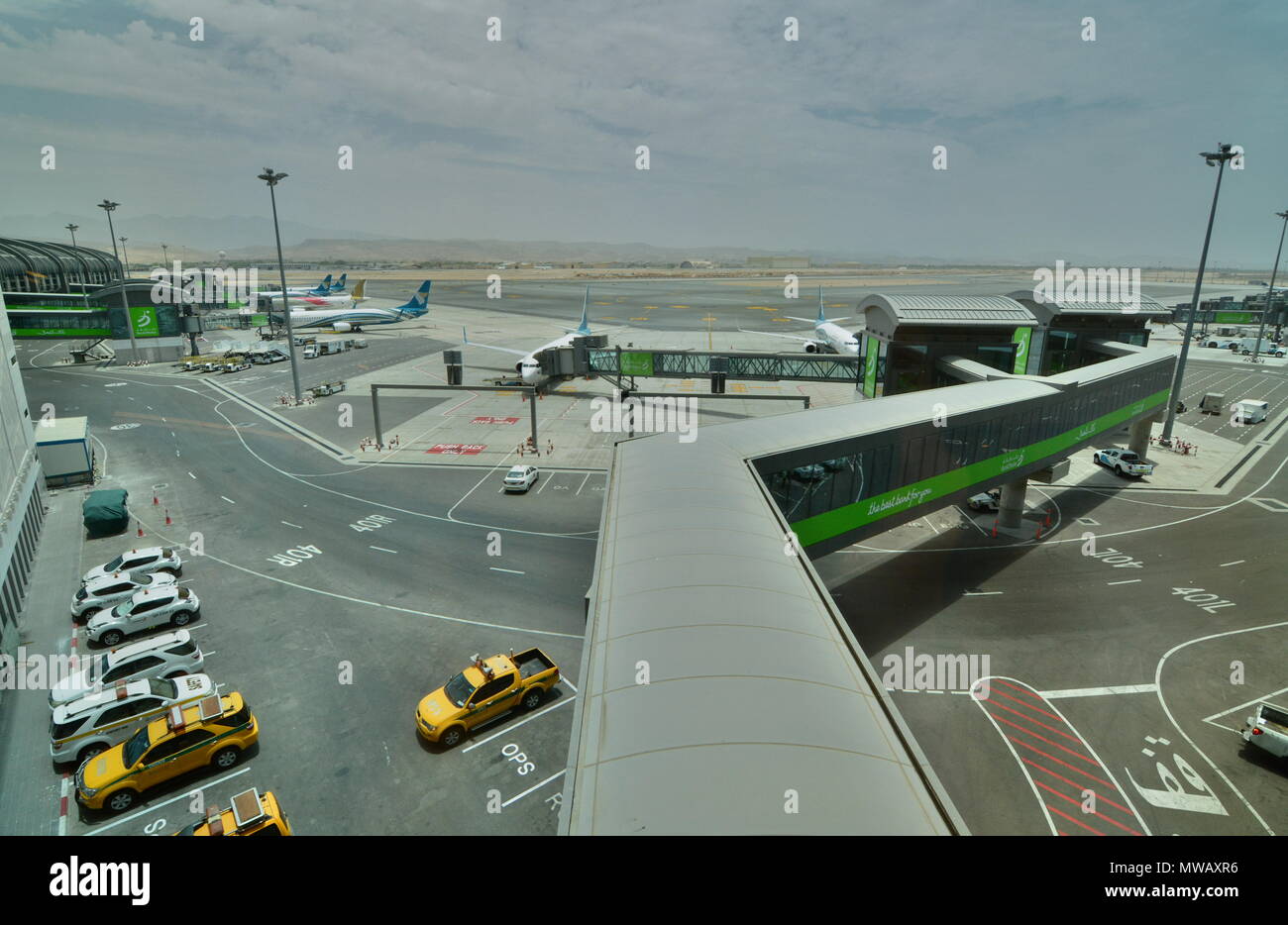 The new terminal. Muscat international airport. Oman Stock Photo - Alamy