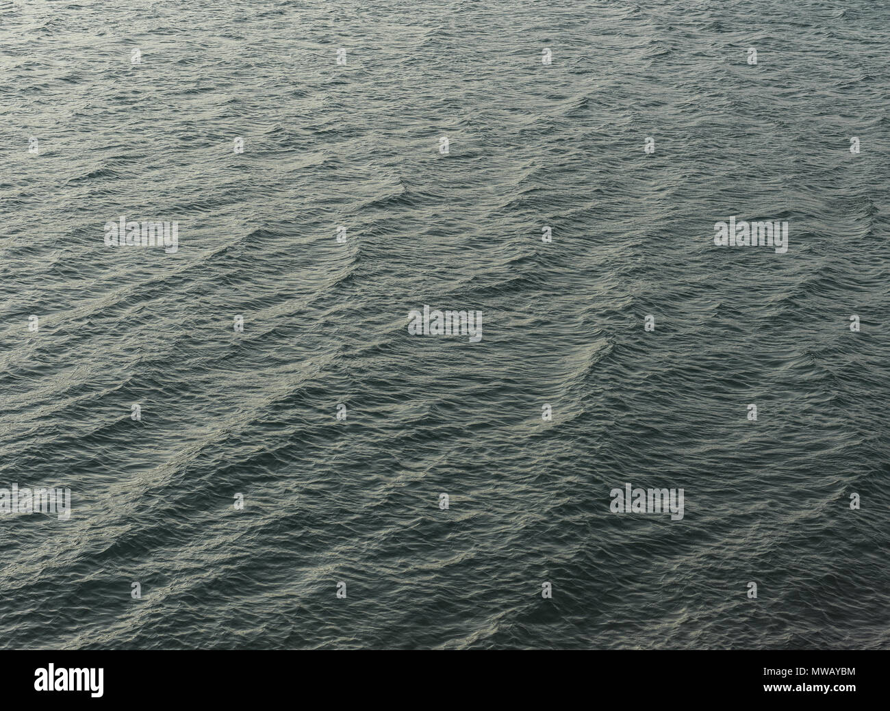 Lake surface with waves, top view, nature and outdoors concept Stock ...