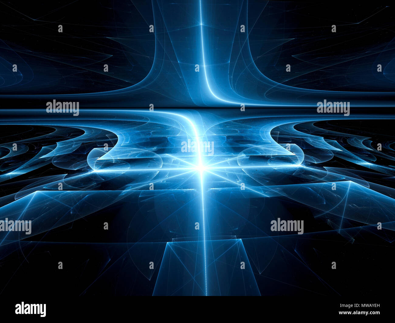 Perspective background - abstract digitally generated image Stock Photo ...