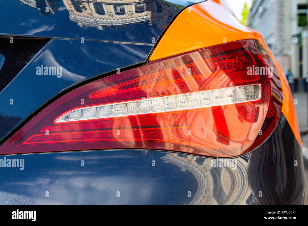 rear light of a car Stock Photo - Alamy