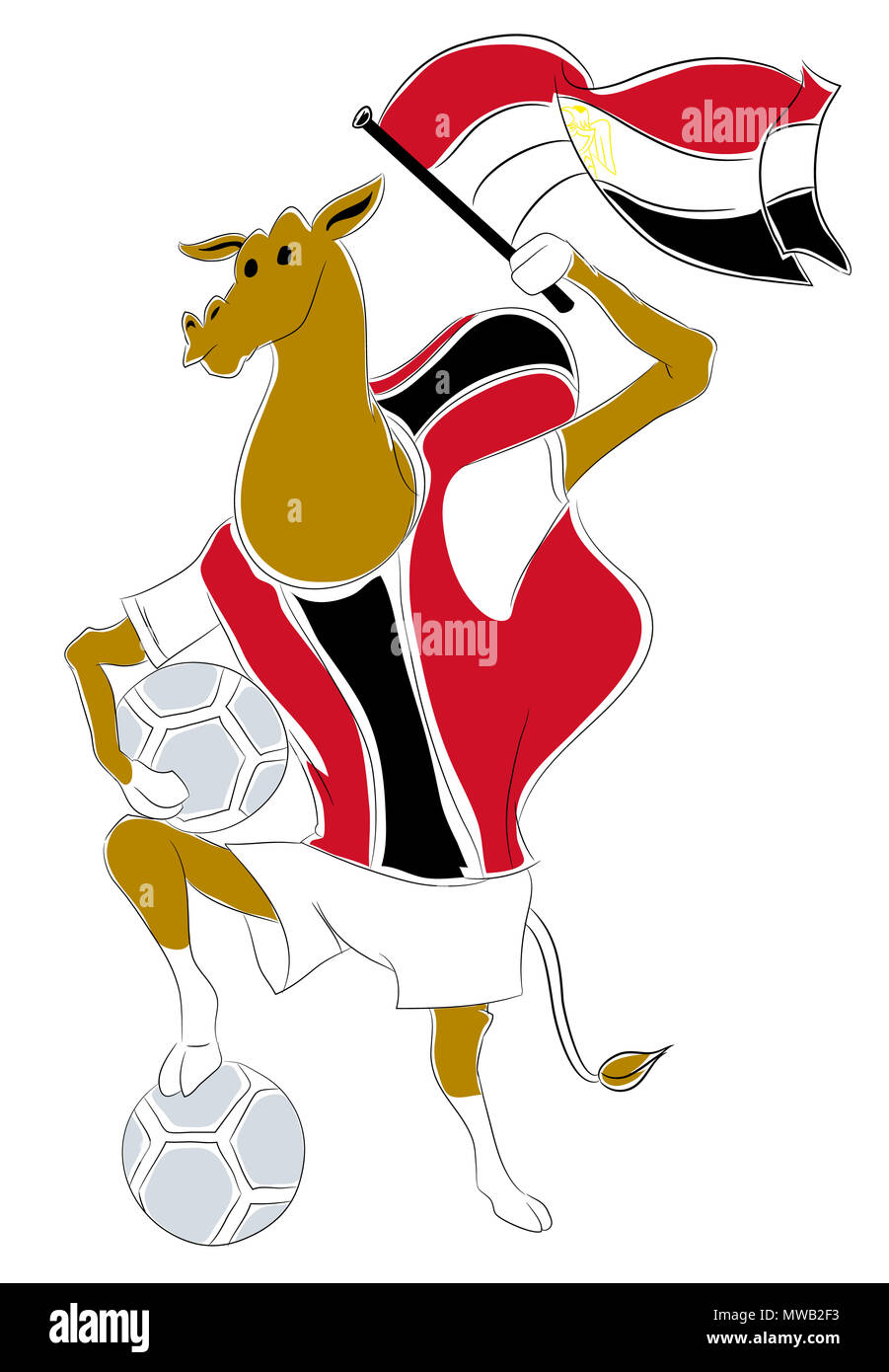 world cup mascot egypt. Egyptian camel soccer mascot. Football ...