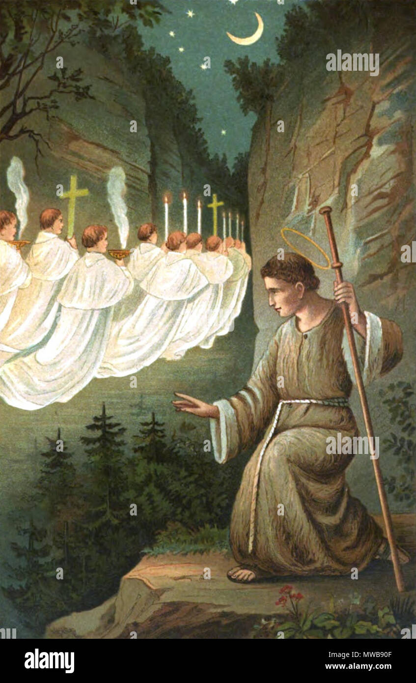 155 De H. Norbertus in het dal van Prémontré Stock Photo - Alamy