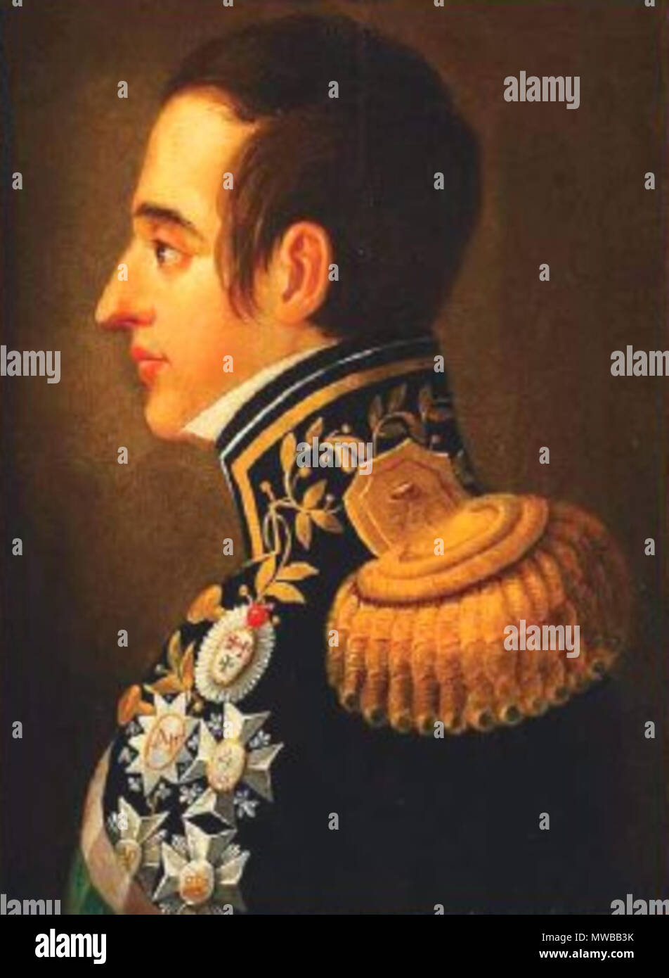 . English: King Michael I of Portugal. Português: D. Miguel I de ...