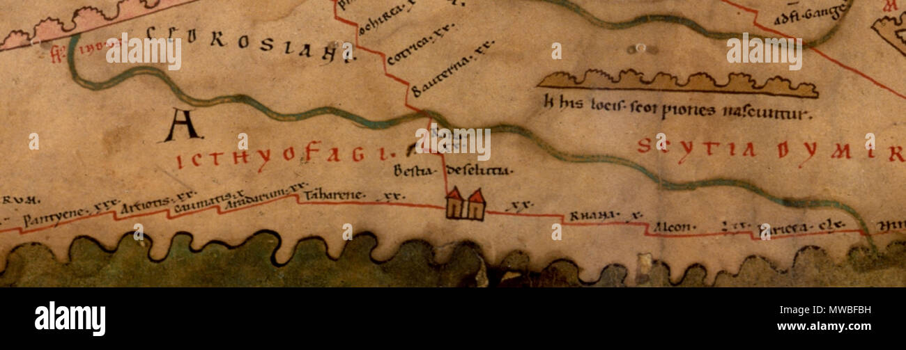 . English: Gedrosia on the Peutinger Map English: Gedrosia . 8 January ...