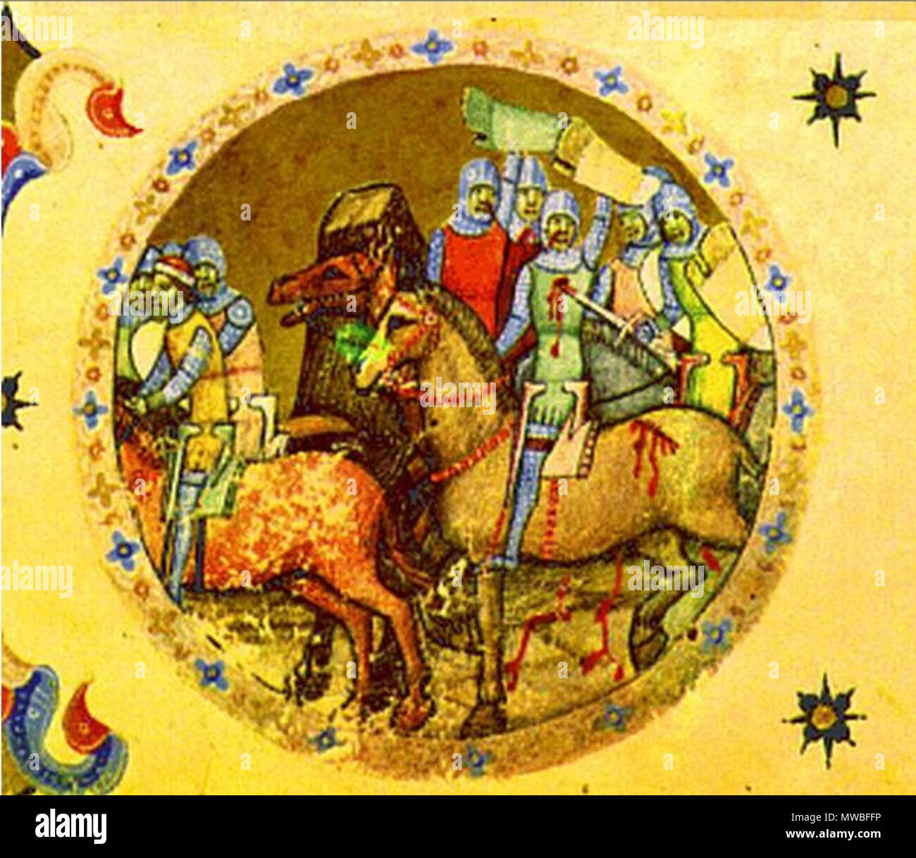 . Čeština: Chronicon Pictum . 14th century. Anonymous 236 Gejza Stock ...