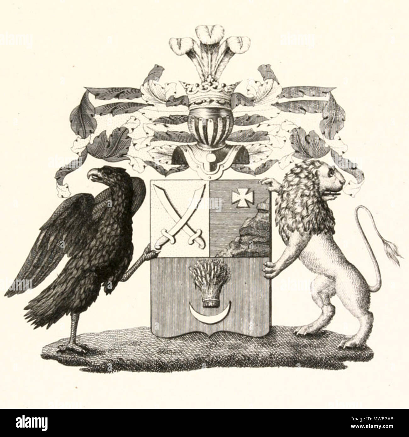 . Gerb roda Khudobashevykh. Imeretinskikh dvorian. (1798-1862 ...