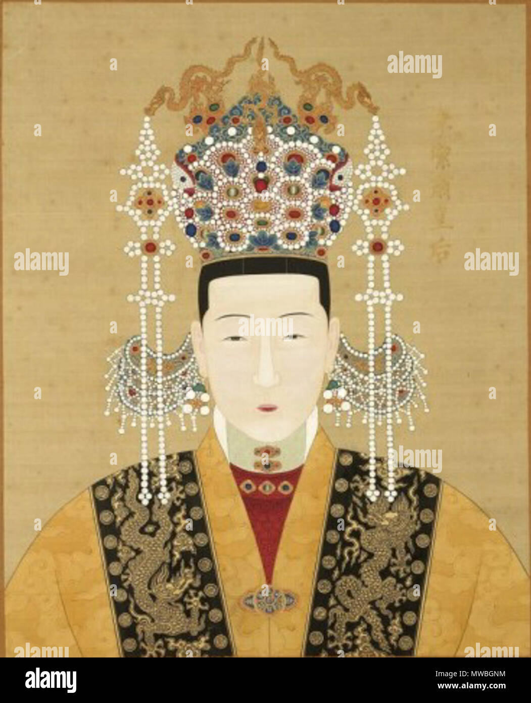 . The Official Imperial Portrait of Ming Dynasty's Empress . Ming ...