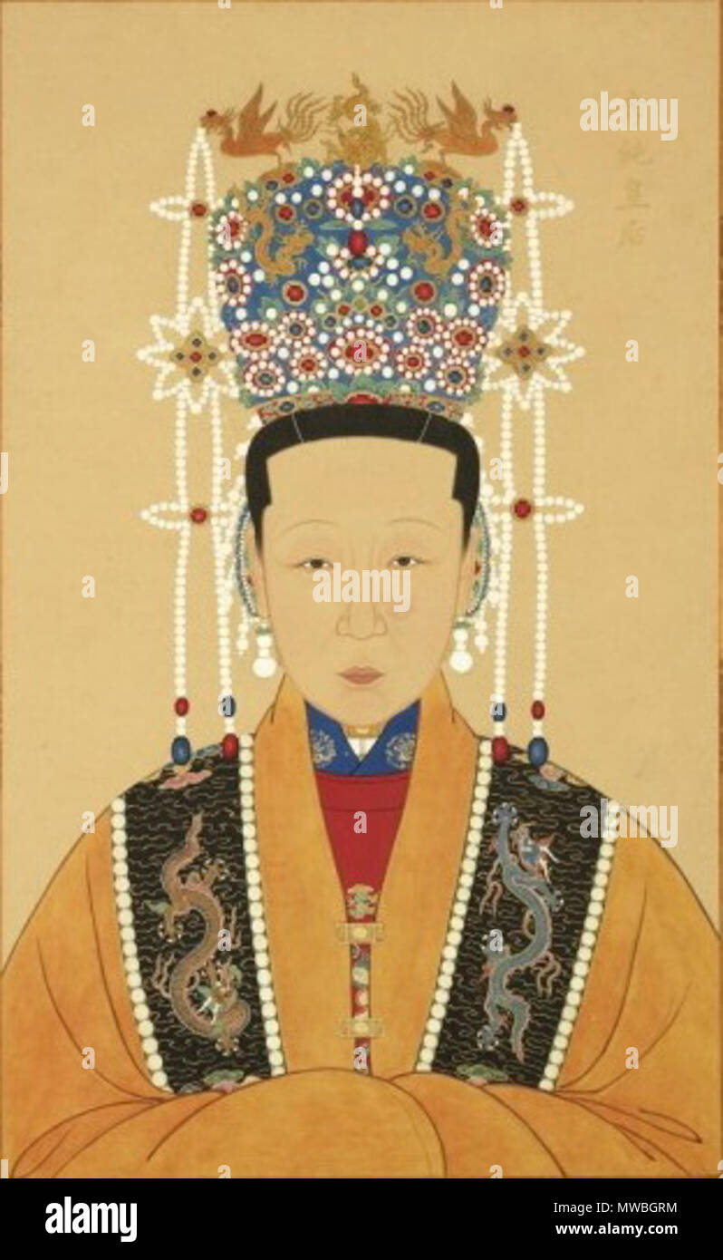 . The Official Imperial Portrait of Ming Dynasty's Empress . Ming ...