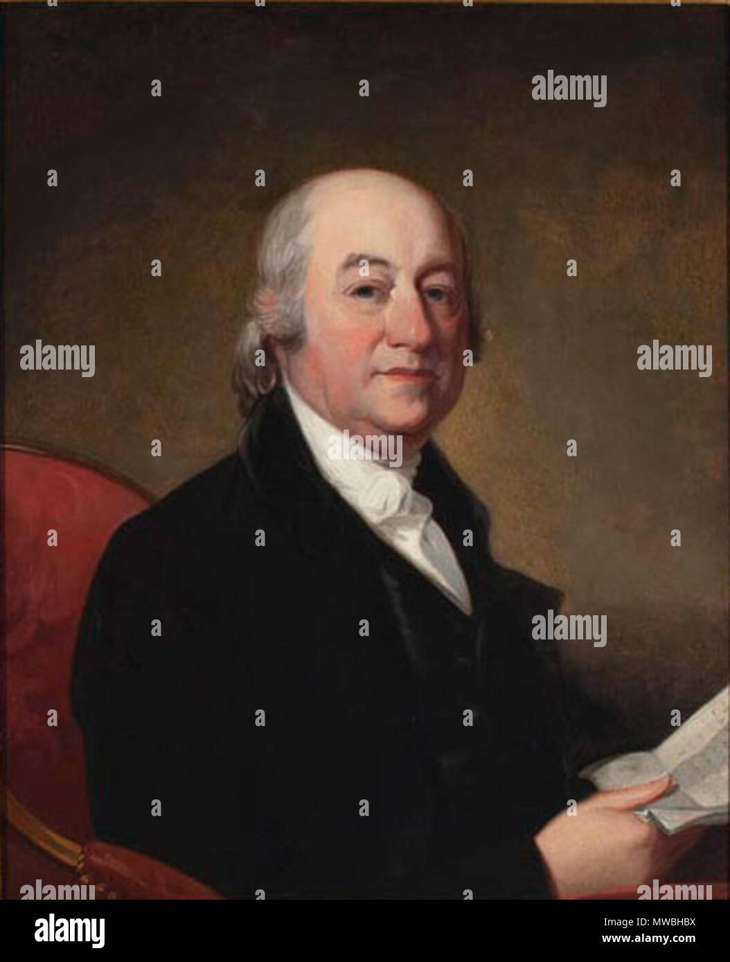 . English: Portrait of Philip Wager, oil on panel painting by Gilbert ...