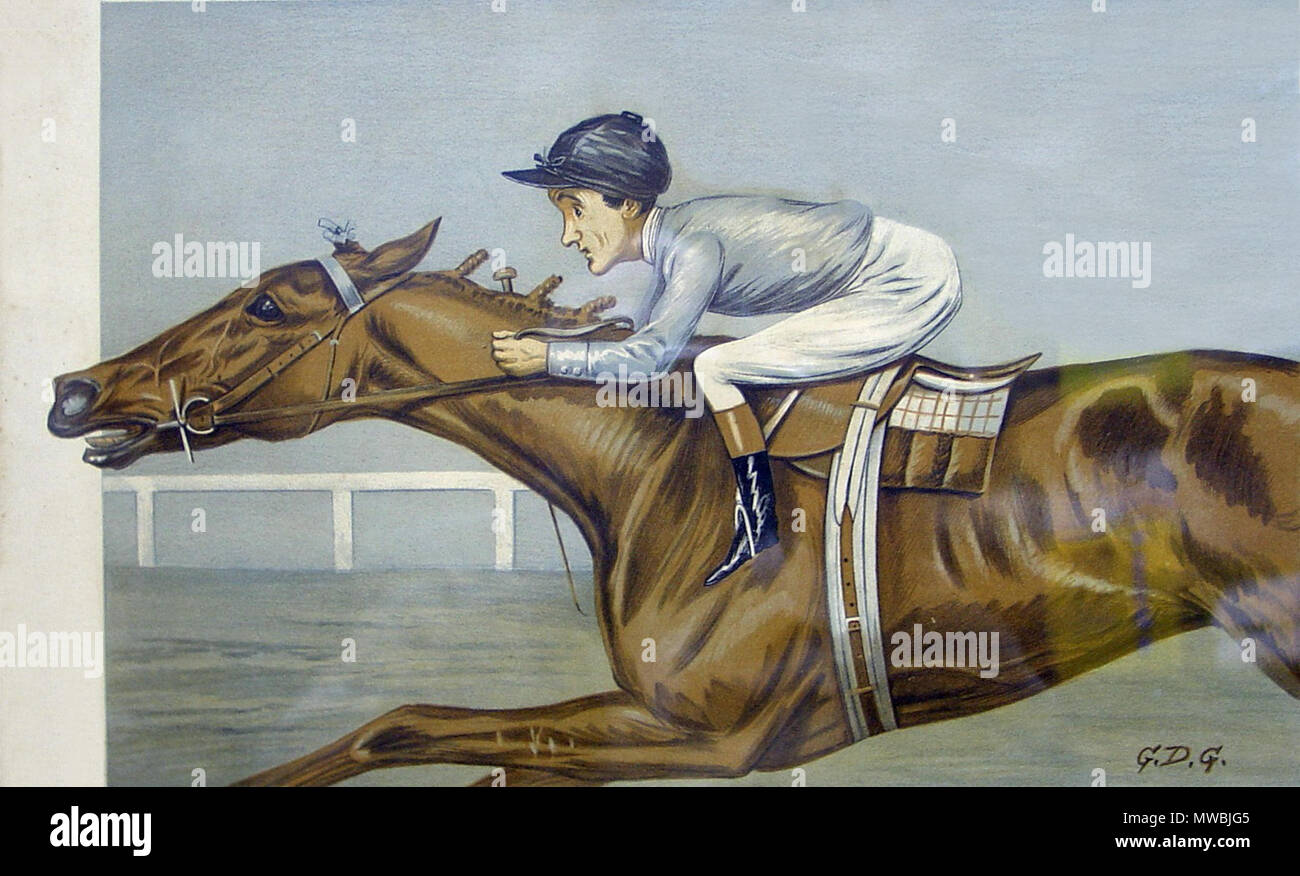 . 'Ted Sloan' Drawn by 'G.D.G' Godfrey Douglas Giles . 25 May 1899 ...