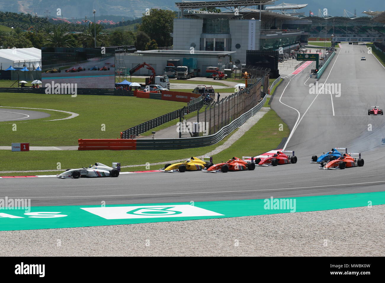 F1 grandstand hi-res stock photography and images - Alamy