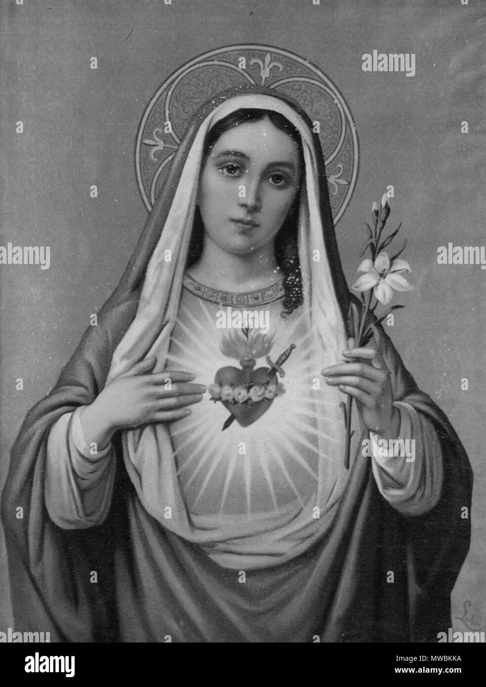 . Herz Maria . circa 1885. Fridolin Leiber 228 Fridolin Leiber - Herz ...