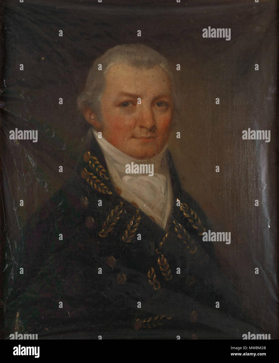 . English: Captain for the British East India Company; Oil on canvas ...