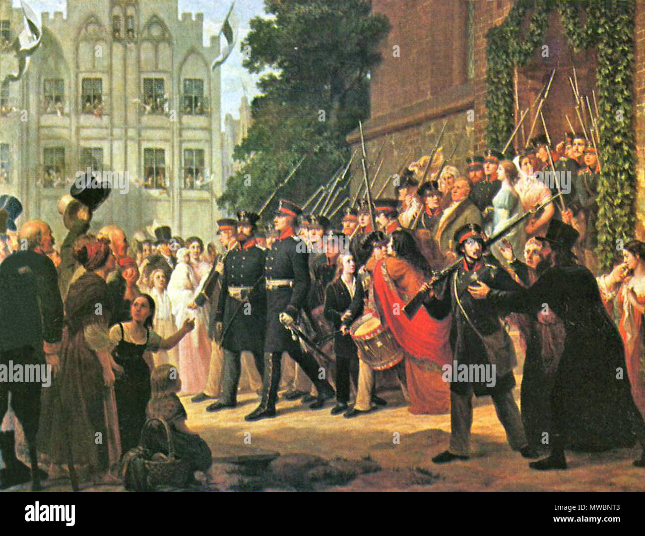 . Deutsch: Der Auszug der ostpreußischen Landwehr ins Feld 1813 nach ...