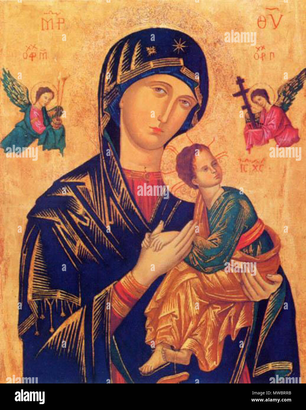 Our lady of perpetual help icon hi-res stock photography and images - Alamy