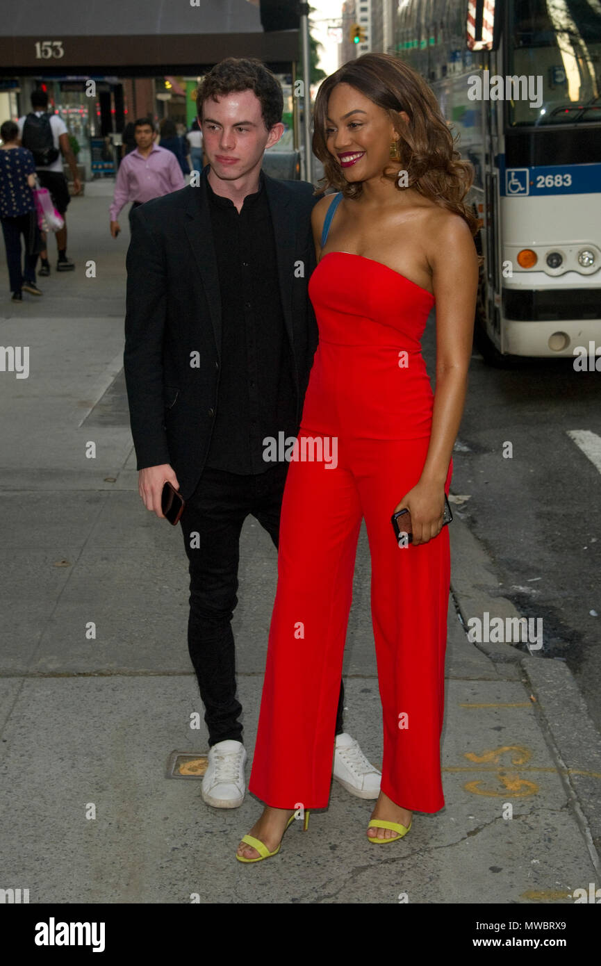 New York, NY - May 29, 2018: Max Mackenzie (L) attends Alexa Ray Joel ...