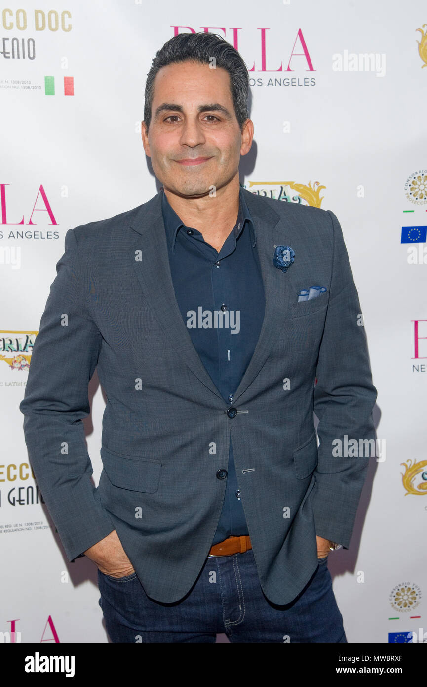 New York, NY - May 29, 2018: Angelo David attends Alexa Ray Joel ...