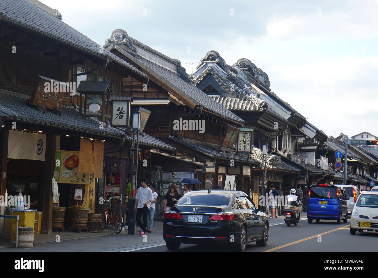 Kurazukuri Street in Kawagoe, Japan Stock Photo - Alamy