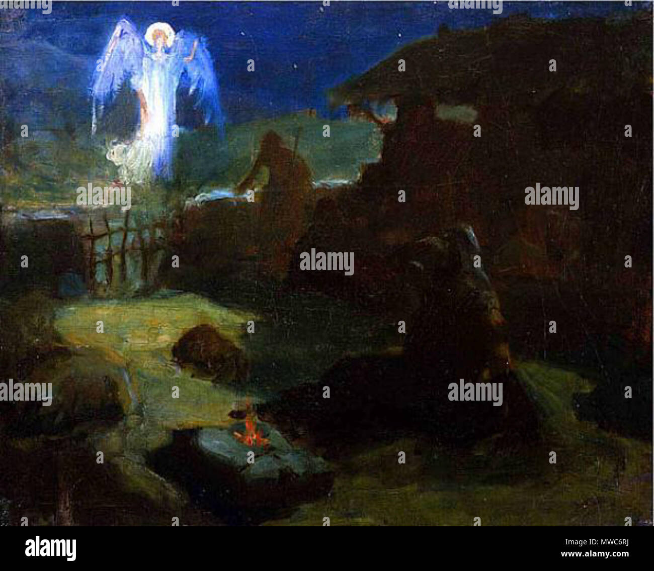 . English: The Annunciation to the Shepards . circa 1895 273 Henry ...