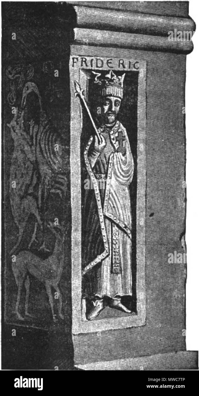 . English: Frederick I, Holy Roman Emperor in church of s. Zeno near ...