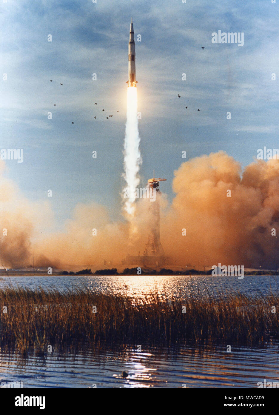 Apollo 8 Liftoff View Stock Photo - Alamy