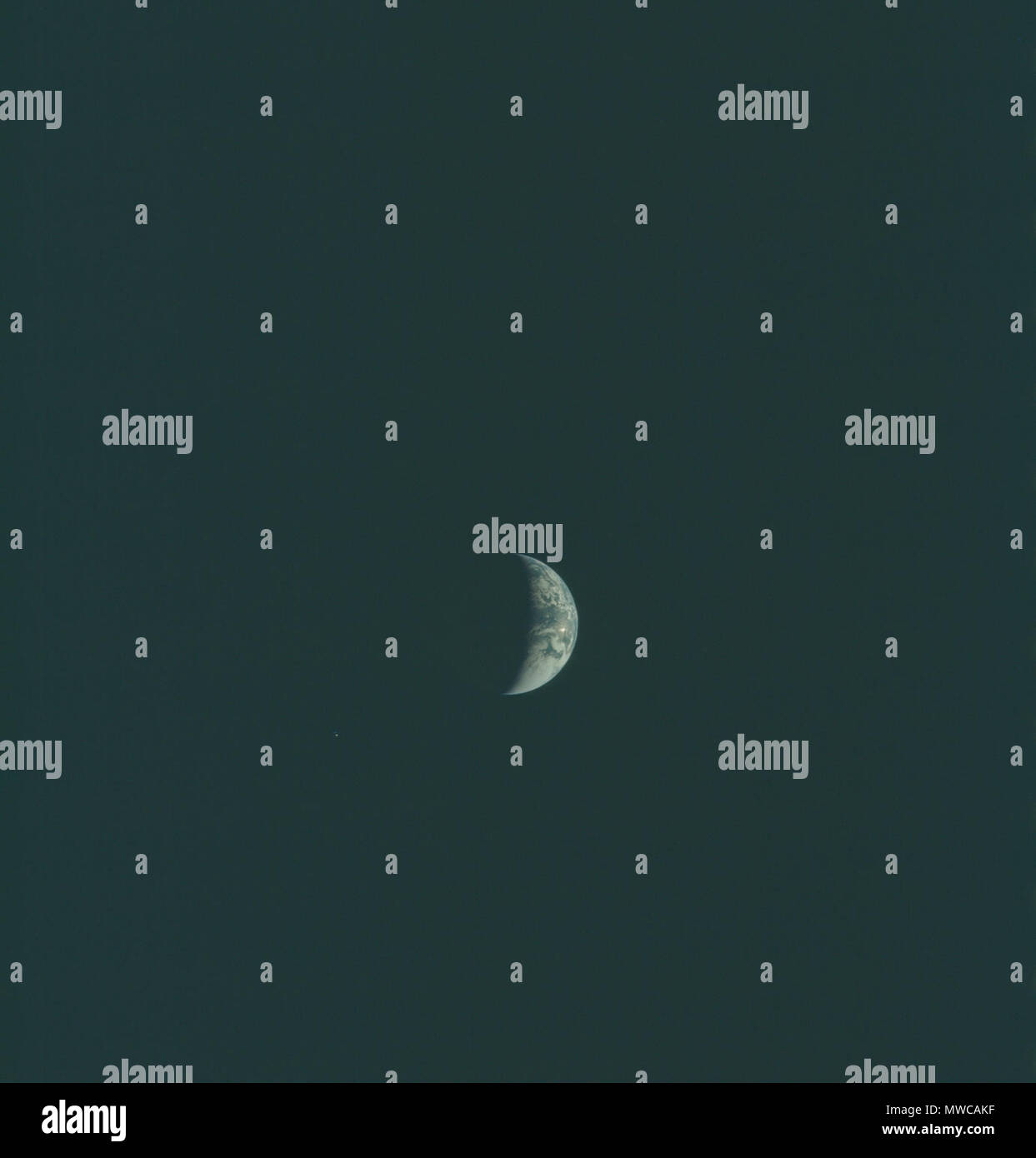 Apollo space mission. Earth from space Stock Photo - Alamy