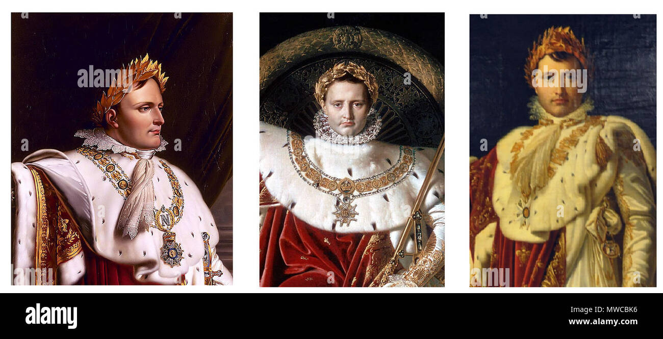 . English: Portraits of Napoleon I . 23 August 2012. David and Ingres ...