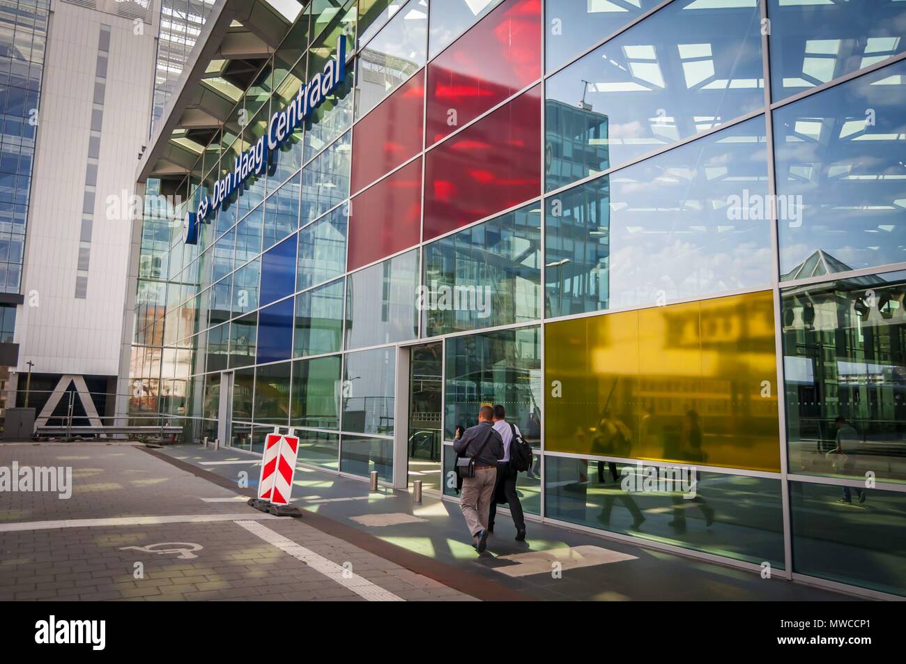 THE HAGUE (DEN HAAG), NETHERLANDS. July 19, 2017. The main entrance of ...