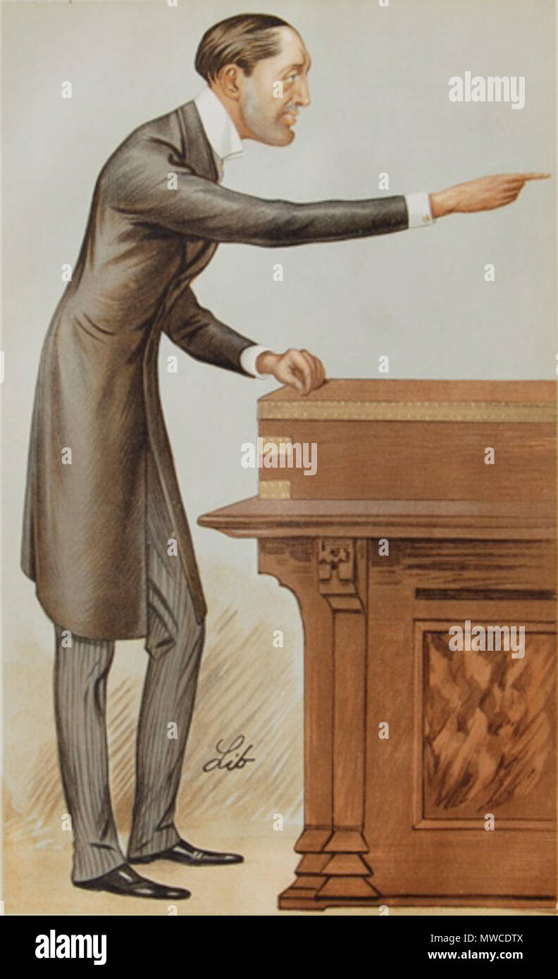 . Caricature of Edward H. Carson. Caption read 'Dublin University'. 9 ...