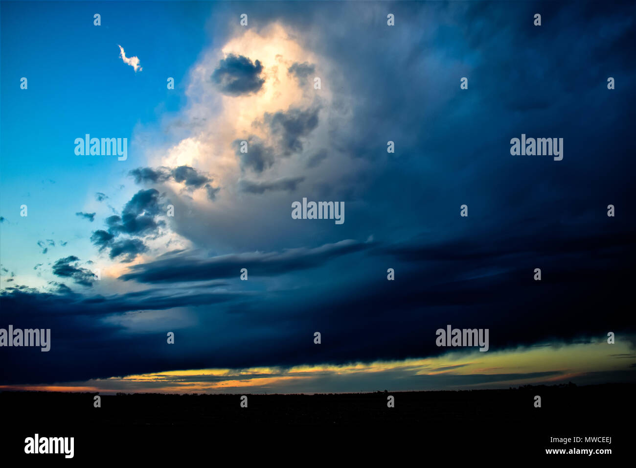 Snow storm and dark clouds hi-res stock photography and images - Alamy