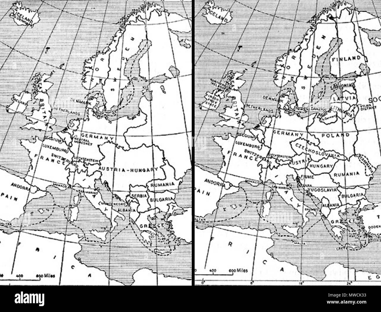 Political europe continent european Black and White Stock Photos ...
