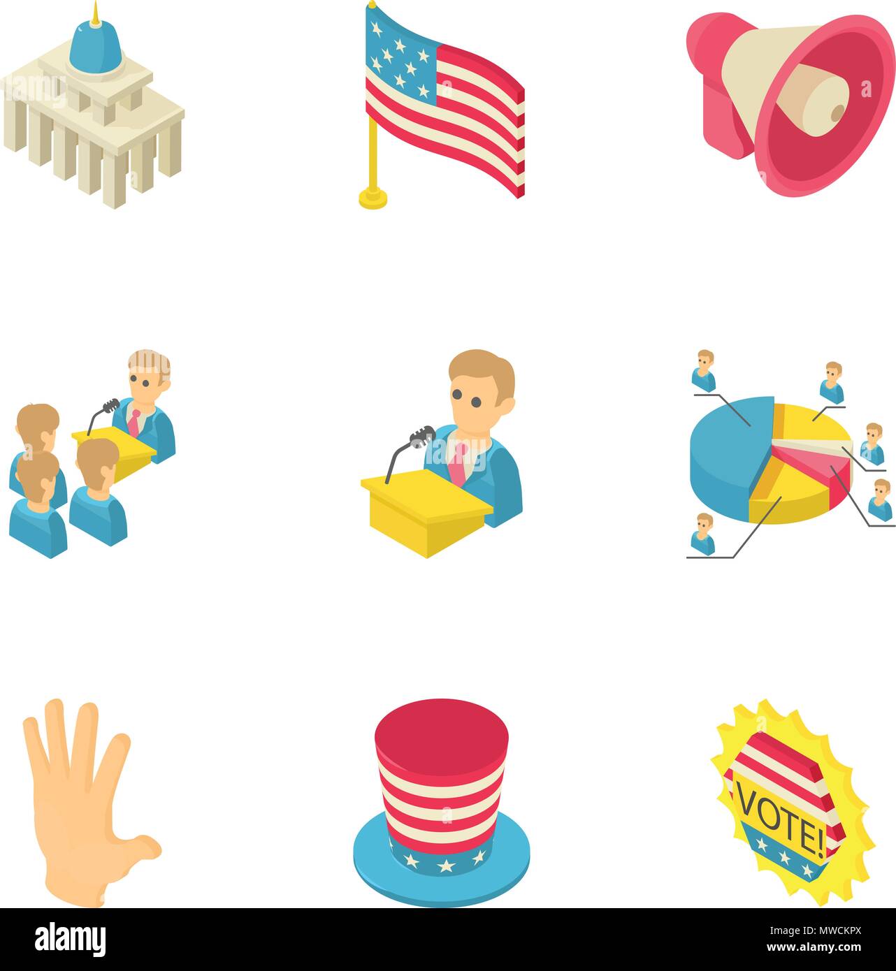 Vote statue Stock Vector Images - Alamy
